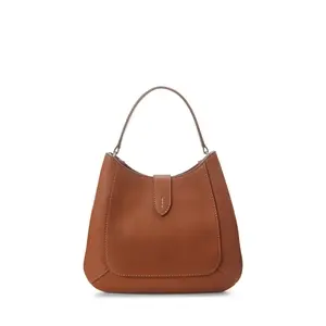 Ralph Lauren Welington Calfskin Mini Shoulder Bag - Rl Gold