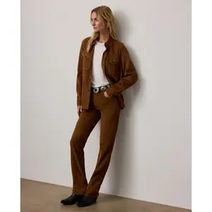 Ralph Lauren Landry Lamb-suede Shirt