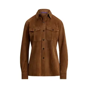 Ralph Lauren Landry Lamb-suede Shirt