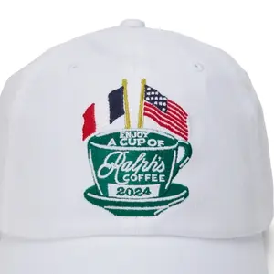 Ralph Lauren S Coffee Flag Twill Ball Cap