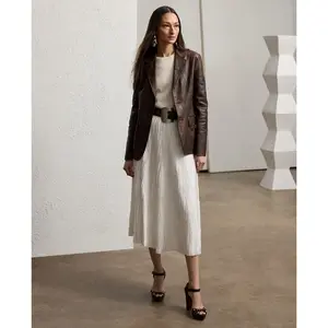 Ralph Lauren Tomasso Distressed Leather Jacket