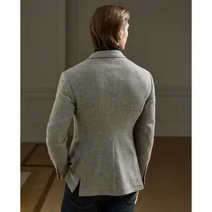 Ralph Lauren Kent Hand-tailored Houndstooth Jacket