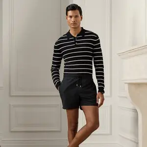 Ralph Lauren 4.25-inch Amalfi Swim Trunk Black