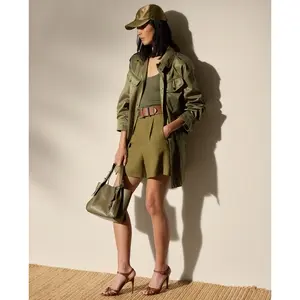 Ralph Lauren Teresa Peached Belted Coat
