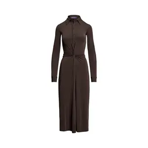 Ralph Lauren Twist-front Jersey Day Dress