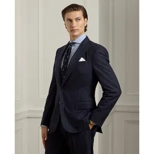 Ralph Lauren Gregory Hand-tailored Pinstripe Suit