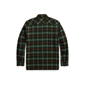 Ralph Lauren Plaid Wool Twill Overshirt