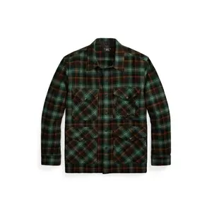 Ralph Lauren Plaid Wool Twill Overshirt