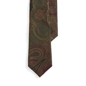 Ralph Lauren Paisley Cashmere-silk Tie