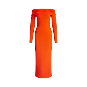 Ralph Lauren Jersey Off-the-shoulder Cocktail Dress