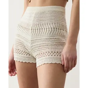 Ralph Lauren Pointelle-knit Short - Cream