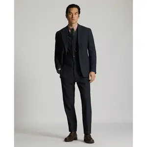 Ralph Lauren Slim Fit Indigo Checked Suit Trouser