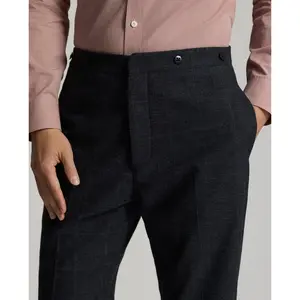 Ralph Lauren Slim Fit Indigo Checked Suit Trouser