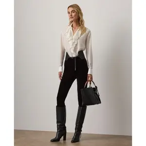 Ralph Lauren Ryann Stretch Velvet Legging