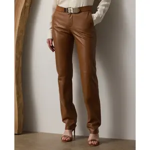Ralph Lauren Benjamen Lambskin Pant