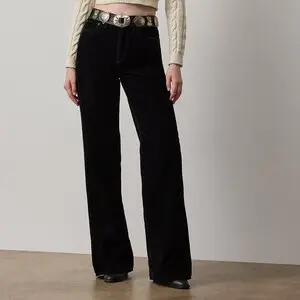 Ralph Lauren Mae Flocked Wide-leg Jean