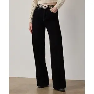Ralph Lauren Mae Flocked Wide-leg Jean
