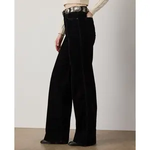 Ralph Lauren Mae Flocked Wide-leg Jean