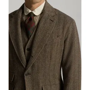 Ralph Lauren Unconstructed Herringbone Sport Coat