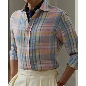 Ralph Lauren Plaid Linen Shirt
