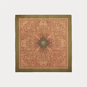 Ralph Lauren Paisley Wool Gauze Scarf