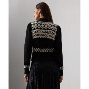 Ralph Lauren Cashmere Jacquard Cardigan