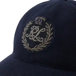 Ralph Lauren Bullion Crest Wool Ball Cap
