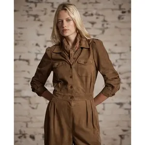 Ralph Lauren Suede Coverall