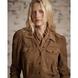 Ralph Lauren Suede Coverall