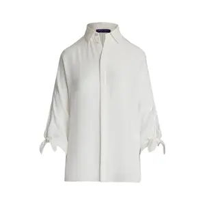 Ralph Lauren Karen Silk Georgette Blouse