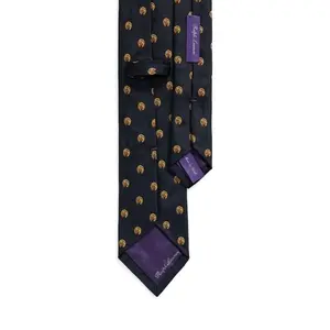 Ralph Lauren Equestrian Silk Club Tie