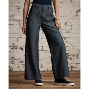 Ralph Lauren Denim Wide-leg Trouser