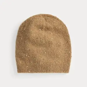 Ralph Lauren Cashmere-blend Donegal Hat - Camel