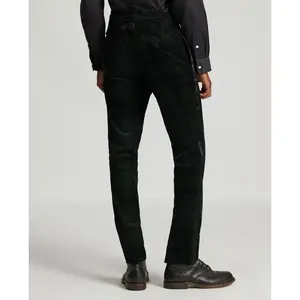 Ralph Lauren Slim Fit Plaid Corduroy Tuxedo Trouser