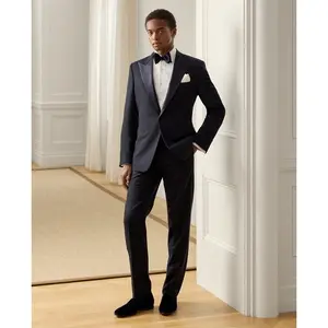 Ralph Lauren Piqué-bib French Cuff Tuxedo Shirt - White