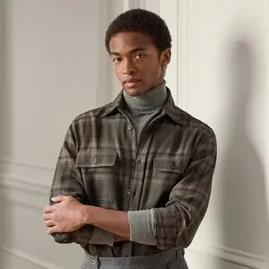 Ralph Lauren Plaid Twill Shirt - Loden/moss