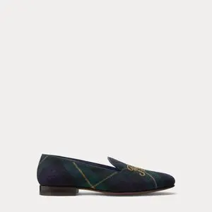 Ralph Lauren Alonzo Plaid Wool-blend Slipper - Gordon