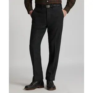 Ralph Lauren Wool-cotton Officer’s Pant - Black/grey Multi