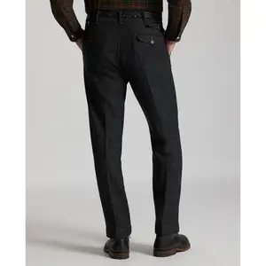 Ralph Lauren Wool-cotton Officer’s Pant - Black/grey Multi