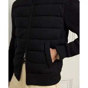 Ralph Lauren Cashmere-blend Hybrid Down Sweater