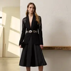 Ralph Lauren Emily Featherweight Taffeta Circle Skirt