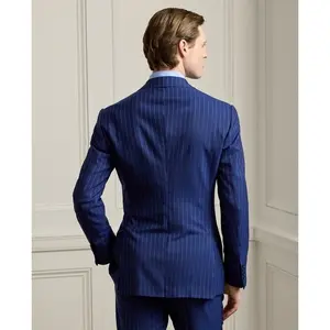 Ralph Lauren Kent Handmade Rope-stripe Suit