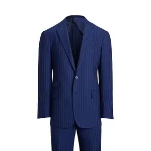Ralph Lauren Kent Handmade Rope-stripe Suit
