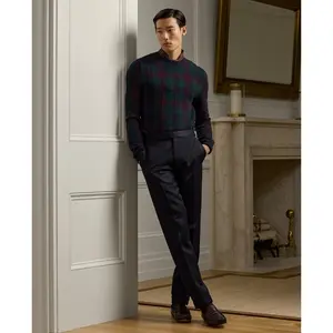 Ralph Lauren Gregory Hand-tailored Twill Trouser - Navy