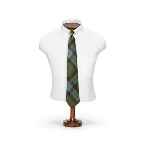 Ralph Lauren Handmade Plaid Wool Challis Tie