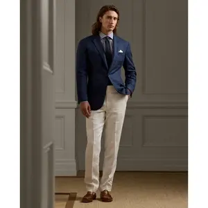 Ralph Lauren Kent Hand-tailored Plaid Suit Jacket