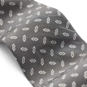 Ralph Lauren Arrow-print Silk Tie - Grey/cream