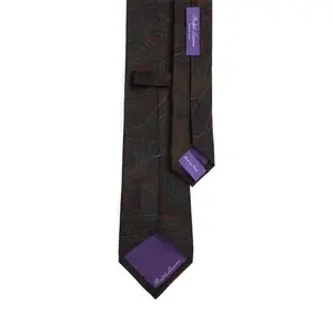 Ralph Lauren Paisley Silk Tie - Navy