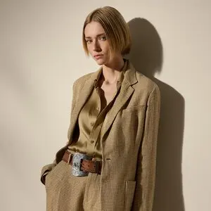 Ralph Lauren Hailey Houndstooth Tweed Jacket