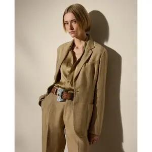 Ralph Lauren Hailey Houndstooth Tweed Jacket